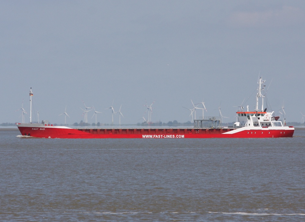 Schiffe vor Cuxhaven