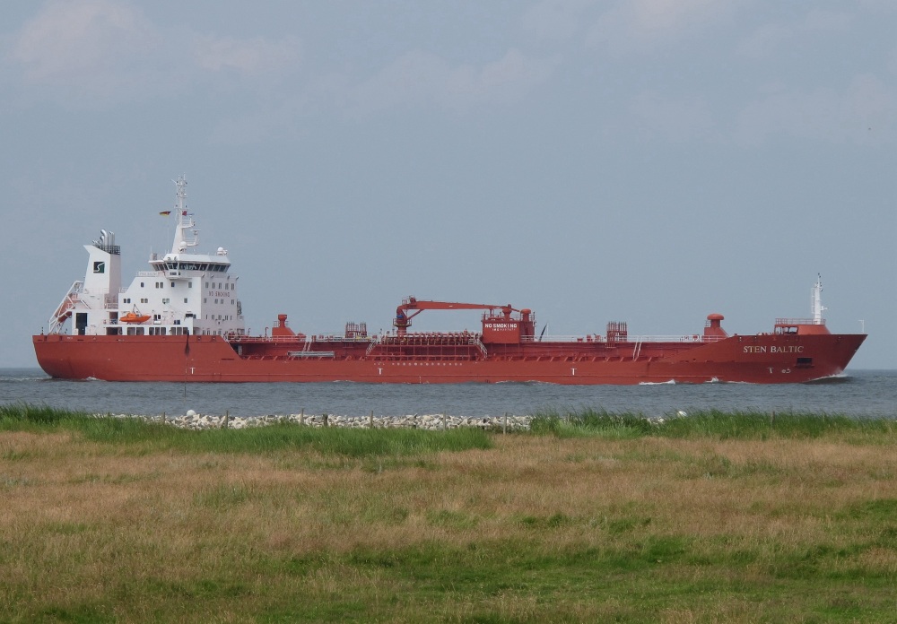 Schiffe vor Cuxhaven