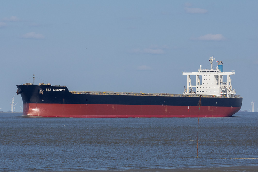 Schiffe vor Cuxhaven